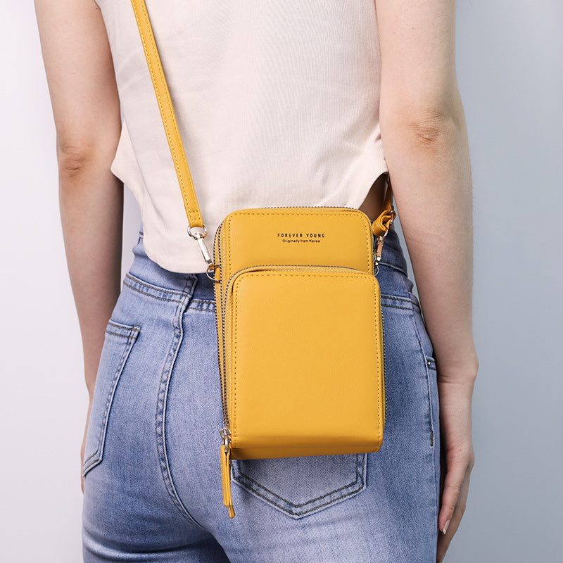 Multi-Compartment Phone Purse With Clear Window – Esensbuy