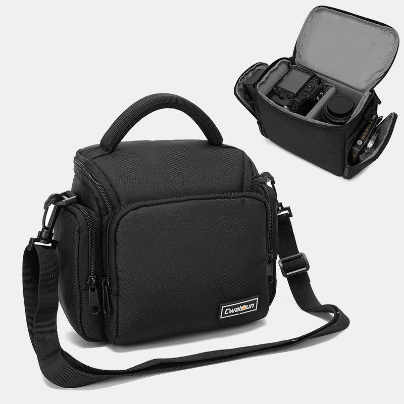 Compact Camera Bag SLR DSLR Camera Case Crossbody Messenger Bag – Esensbuy