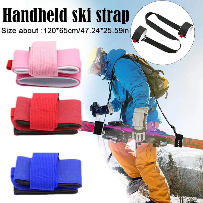 Skis Carrier Ski Strap Adjustable Shoulder Sling Strap – Esensbuy